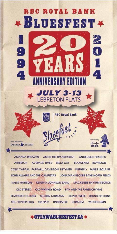 Ottawa Bluesfest 2014: Local Preview • Ottawa Showbox